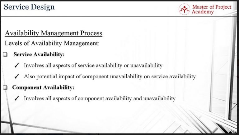 Availability Management and its Role in IT Service Management