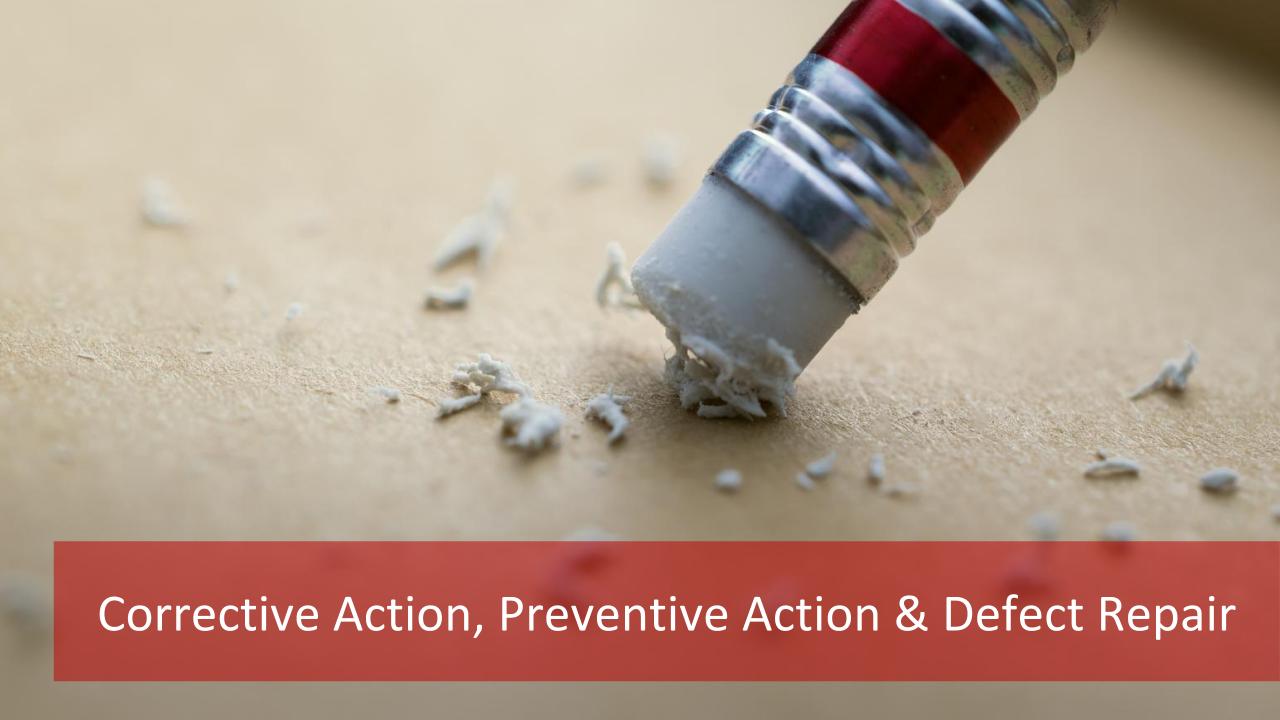 Perfect Your Project With Preventive, Corrective Action & Defect Repair ...