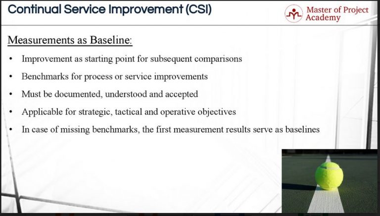 How To Measure Baselines With ITIL CSI?