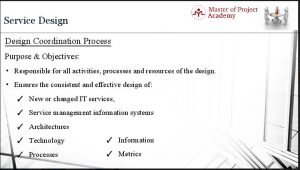 Design Coordination Process: How To Wrap Up ITIL Service Design?