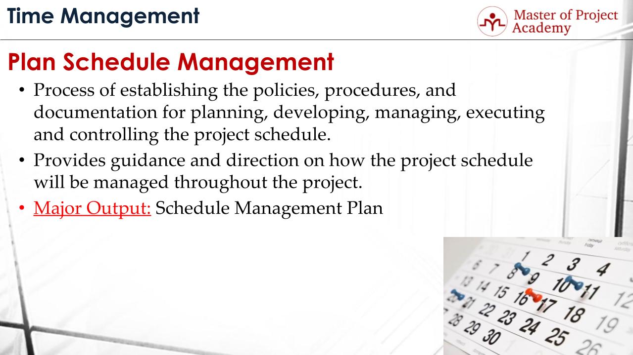 Plan Schedule Management Process: 9 Items to Include in the Plan