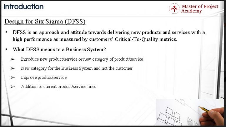 3 Different Types of Design for Six Sigma (DFSS)