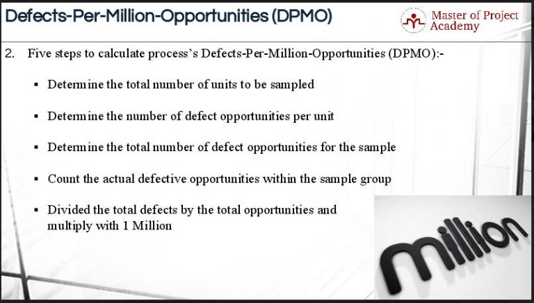 5 Steps for Calculating Defects per Million Opportunities (DPMO)