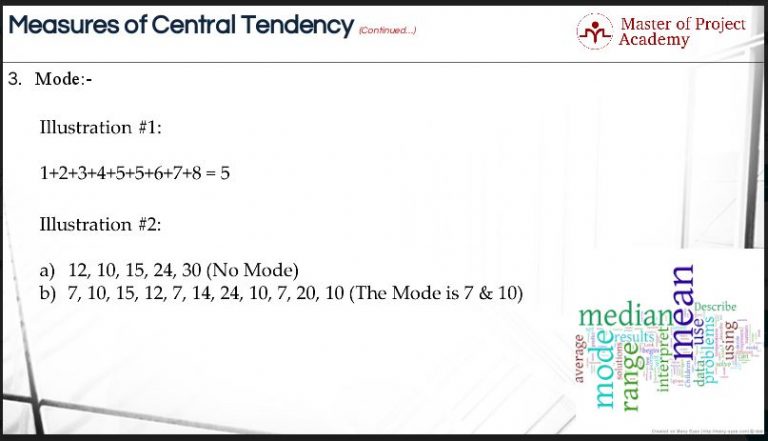 Measures of Central Tendency: Mean, Median & Mode