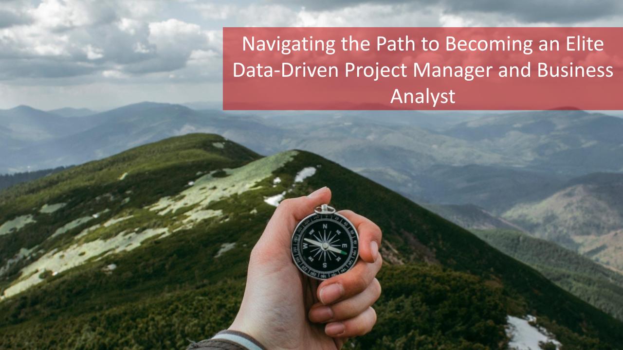Navigating the Path to Becoming an Elite Data-Driven Project Manager and Business Analyst ...