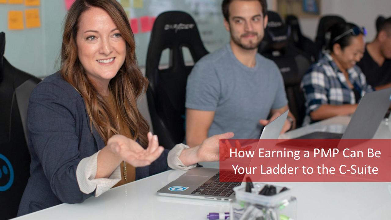 How Earning a PMP Can Be Your Ladder to the C-Suite - Master of Project ...
