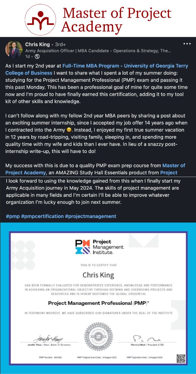 PMP New York 2025 - Master of Project Academy