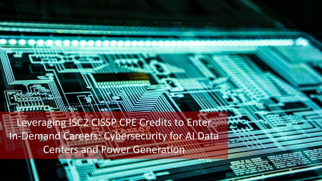 ISC2 CISSP CPE Credits for 2025 - Master of Project Academy