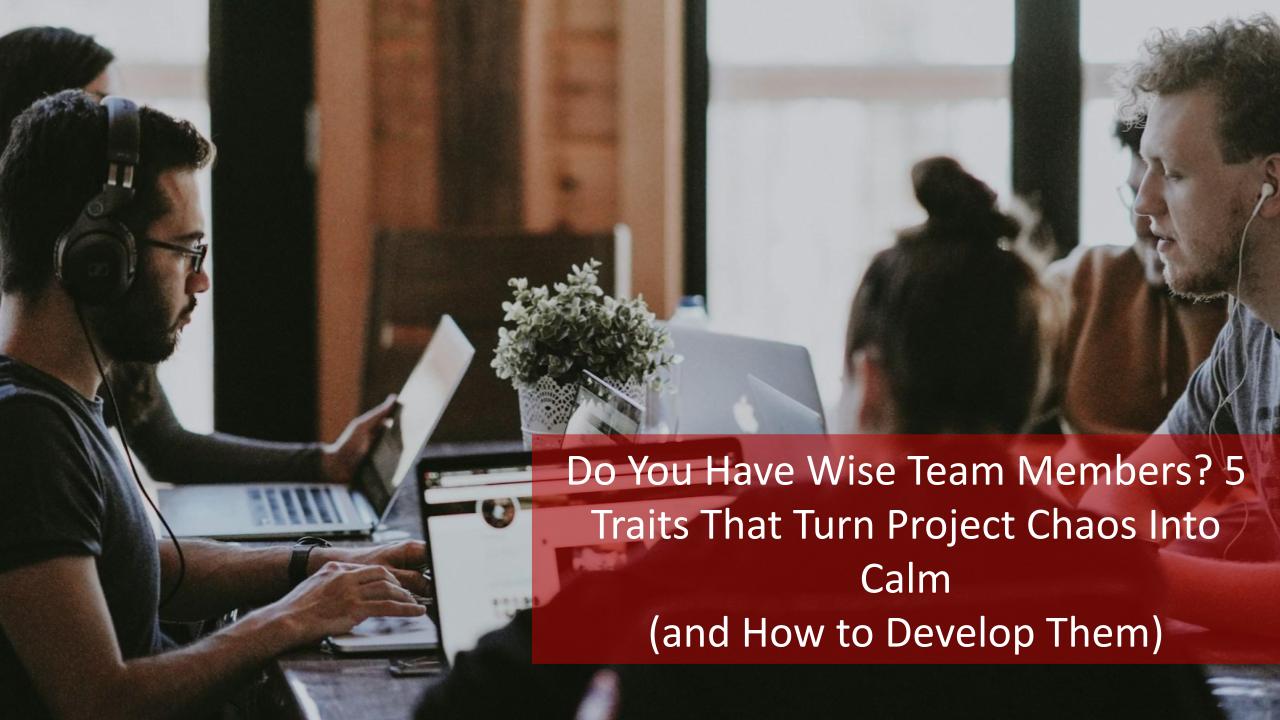 Do You Have Wise Team Members? 5 Traits That Turn Project Chaos Into ...